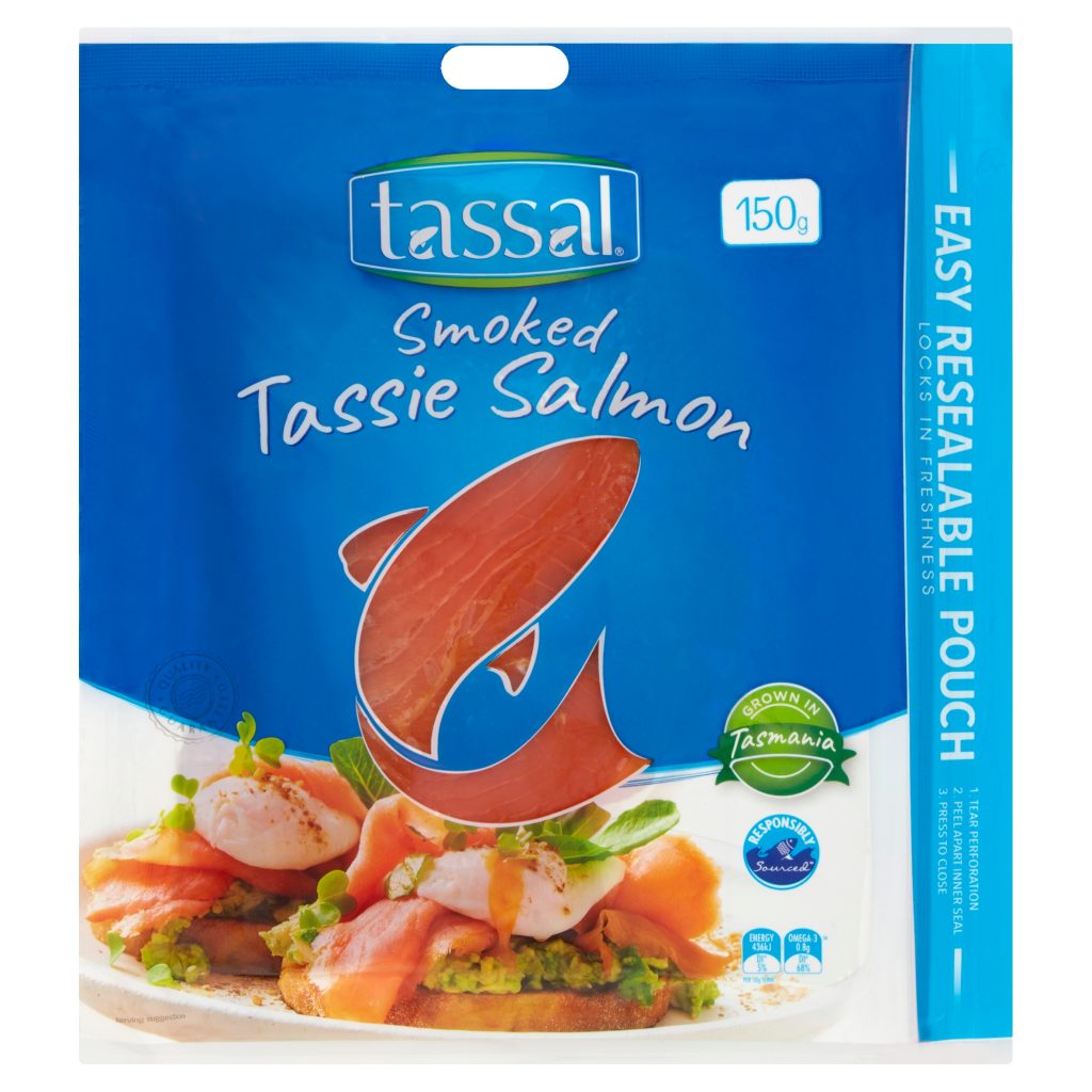 Tassal Tassie Cold Salmon 150g - Tassal Aussie Seafood
