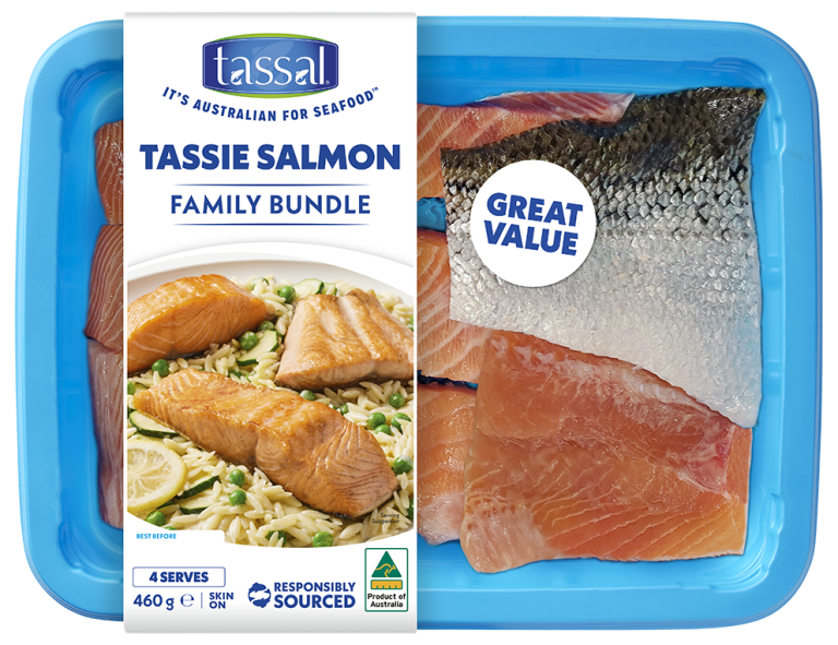 Tassal Salmon Family Bundle 460g LR - Tassal Aussie Seafood